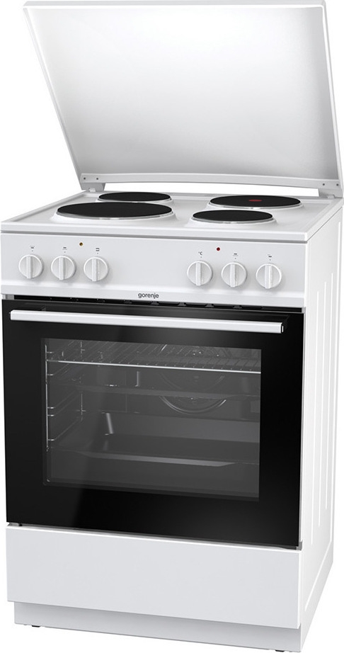 Gorenje E6141WB Κουζίνα 71lt με Εμαγιέ Εστίες Π60εκ. Λευκή