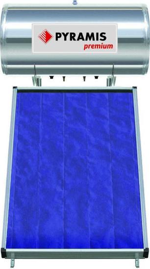 Pyramis Ηλιακός Θερμοσίφωνας 160 λίτρων Glass Διπλής Ενέργειας με 2τ.μ ...